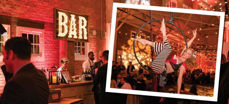 Event Recap: The Greatest Show, A Circus Themed Holiday Party | Snake ...